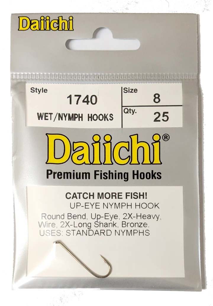 Daiichi 1740 Up Eye Nymph Hook 25 pack – Los Pinos Fly Shop